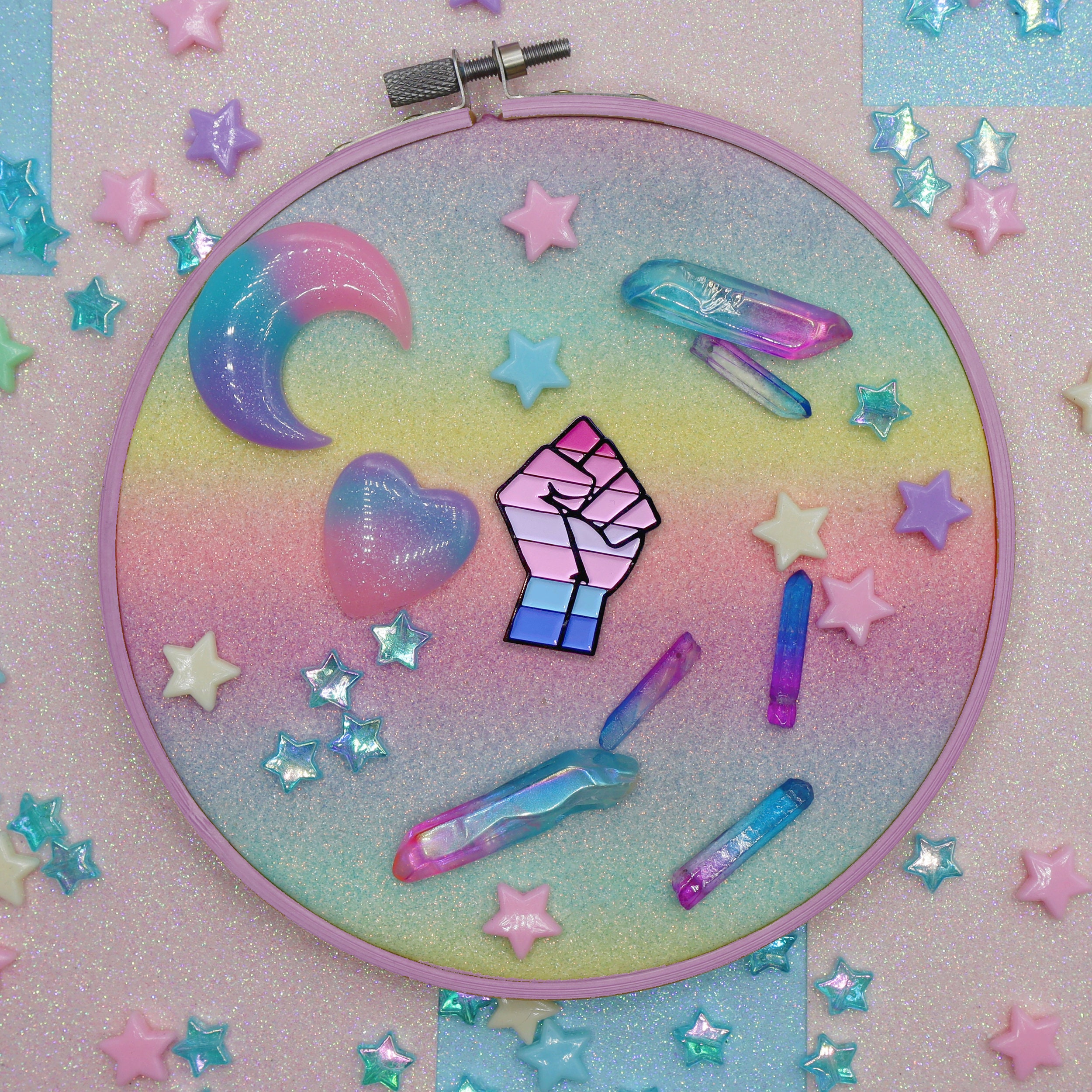 Bigender Pride Enamel Pin - Etsy UK