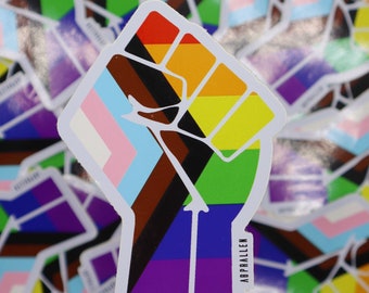 Gay Pride Large Vinyl Sticker. LGBT Pride | Etsy