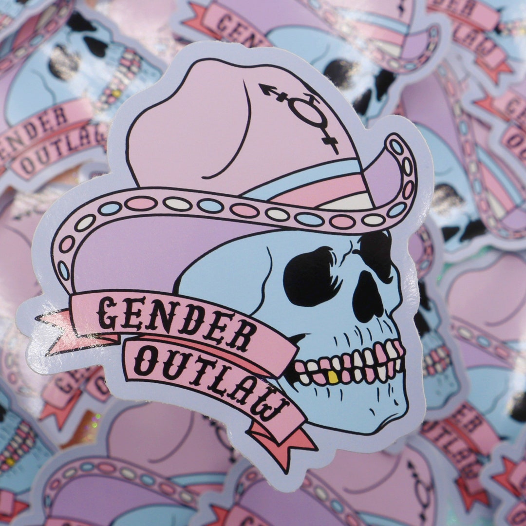Gender Outlaw Vinyl Sticker - Etsy