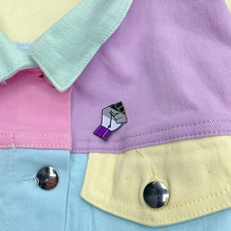 Asexual Pride Enamel Pin - Etsy