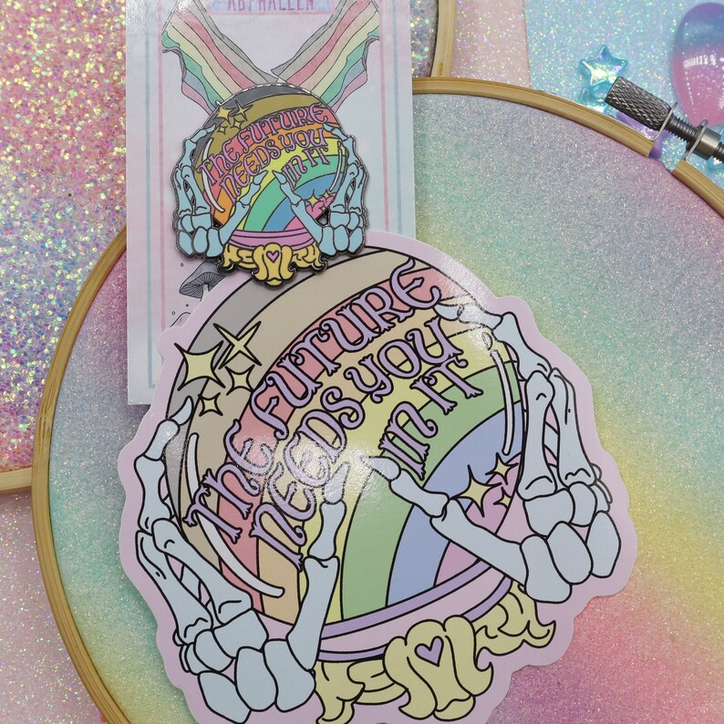The Future Needs You in It Enamel Pin - Etsy
