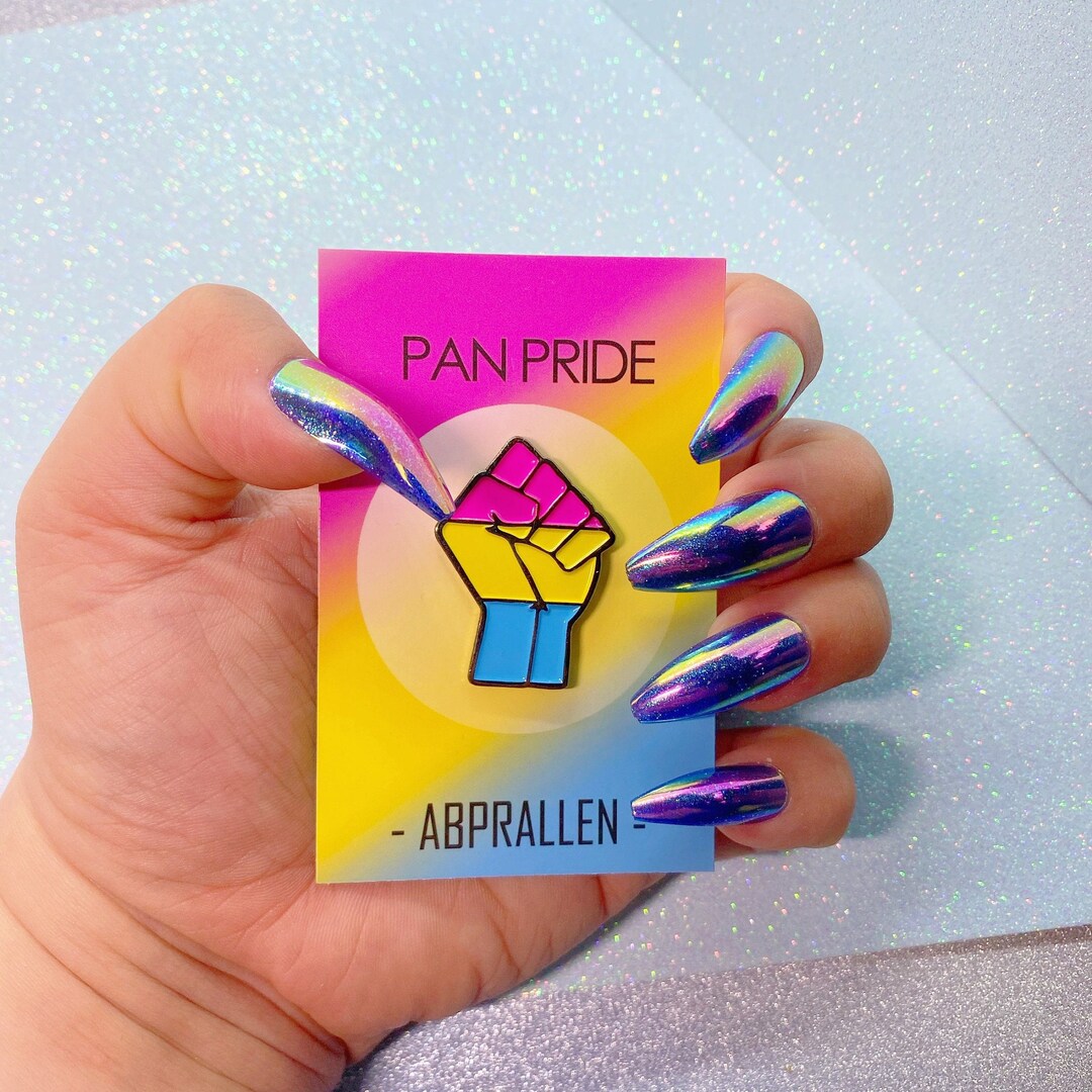 Pansexual Pride Enamel Pin Etsy
