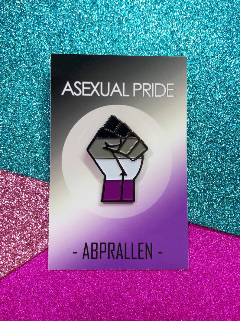 Asexual Pride Enamel Pin Etsy