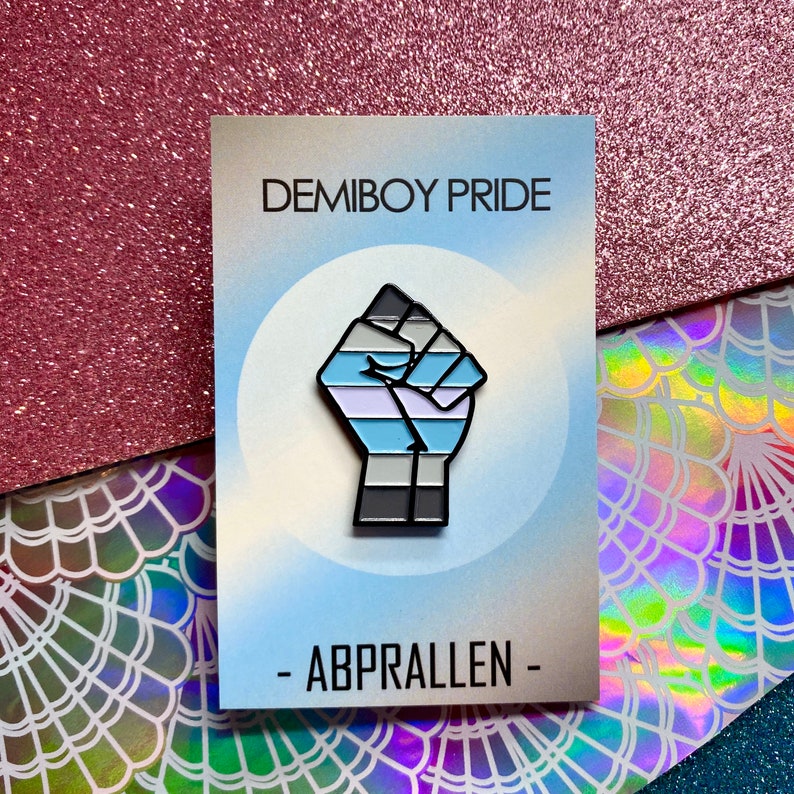 Demiboy Pride Enamel Pin | Etsy