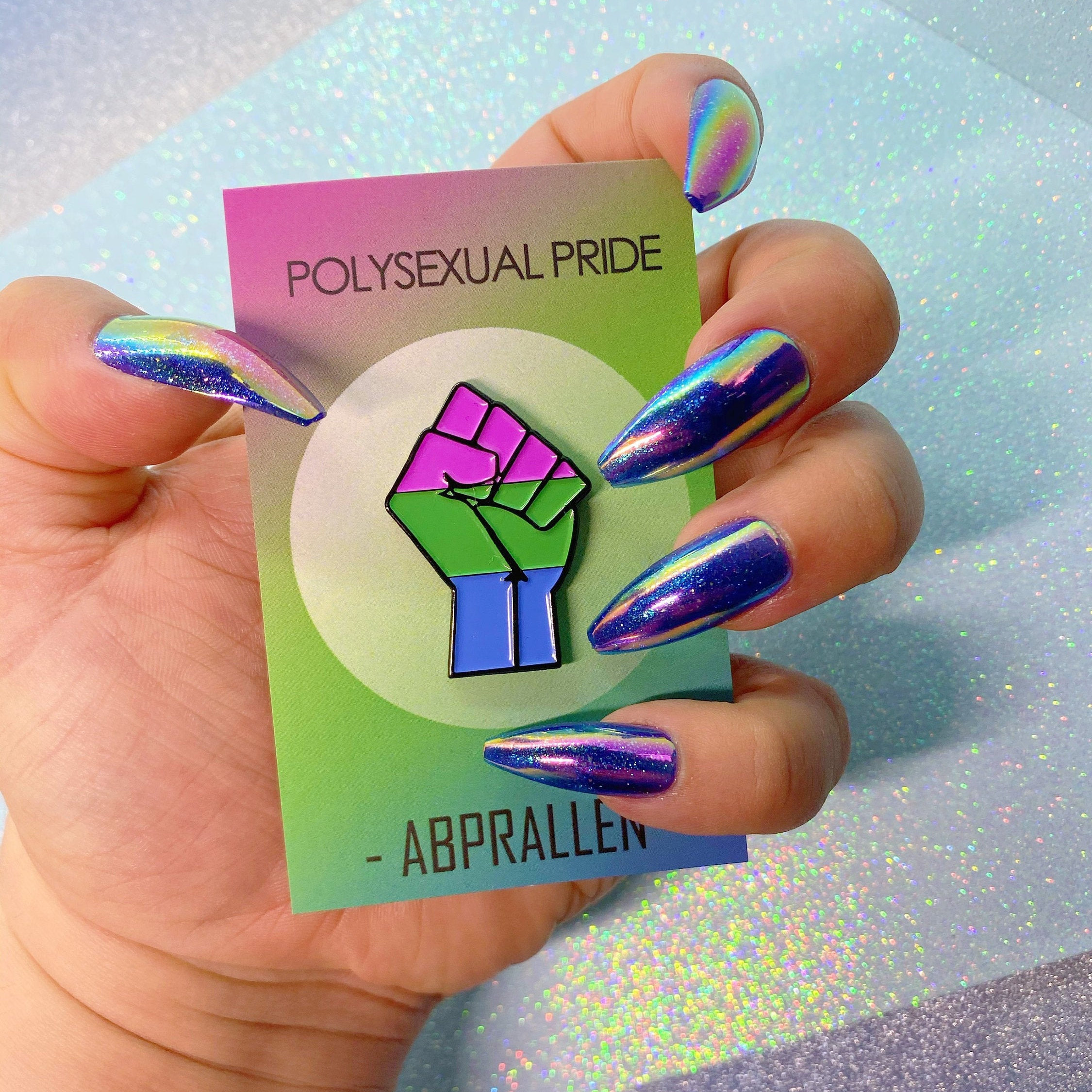 Polysexual Pride Enamel Pin - Etsy