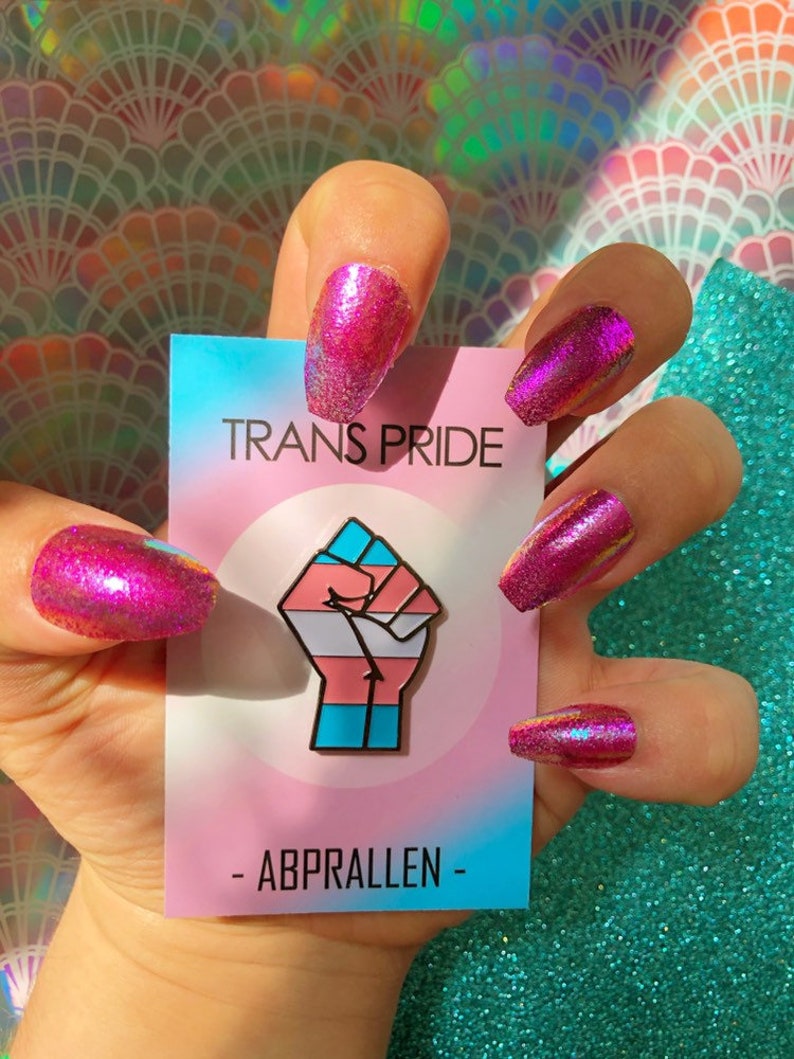 Enamel Pin Transgender Pride Pin Transgender Badge Lgbtq Etsy