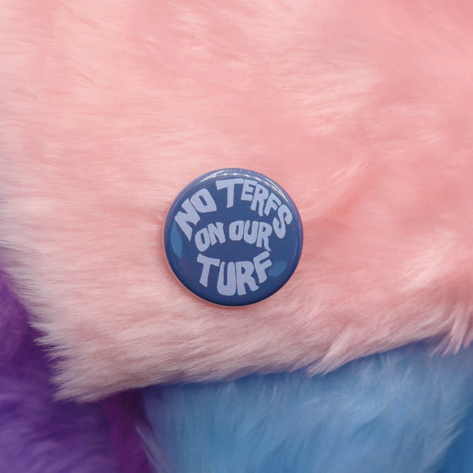 No Terfs on Our Turf Button Badge - Etsy