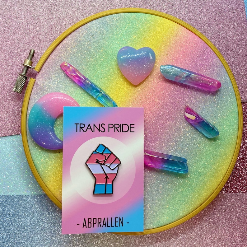 Enamel Pin Transgender Pride Pin Transgender Badge Lgbtq Etsy