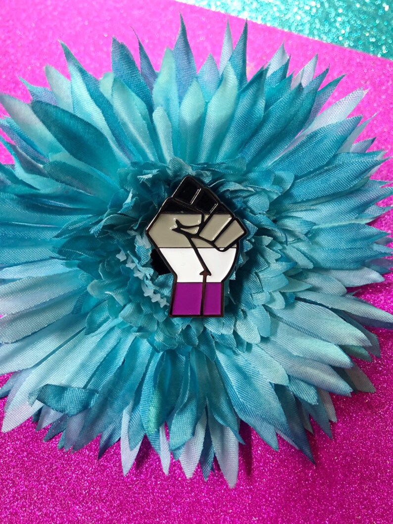 Asexual Pride Enamel Pin Etsy