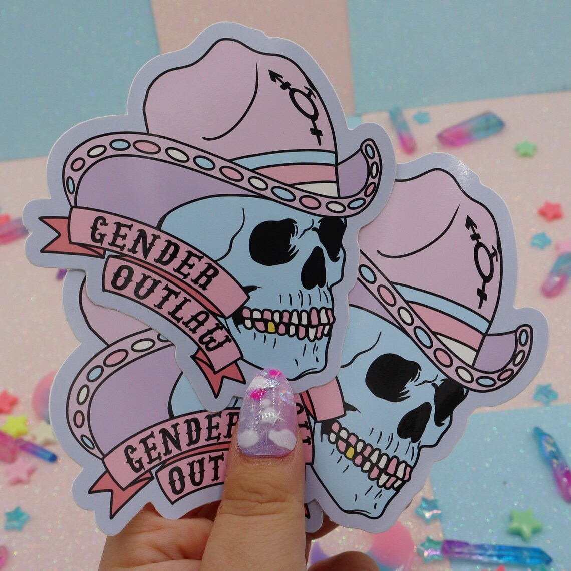 Gender Outlaw Vinyl Sticker - Etsy