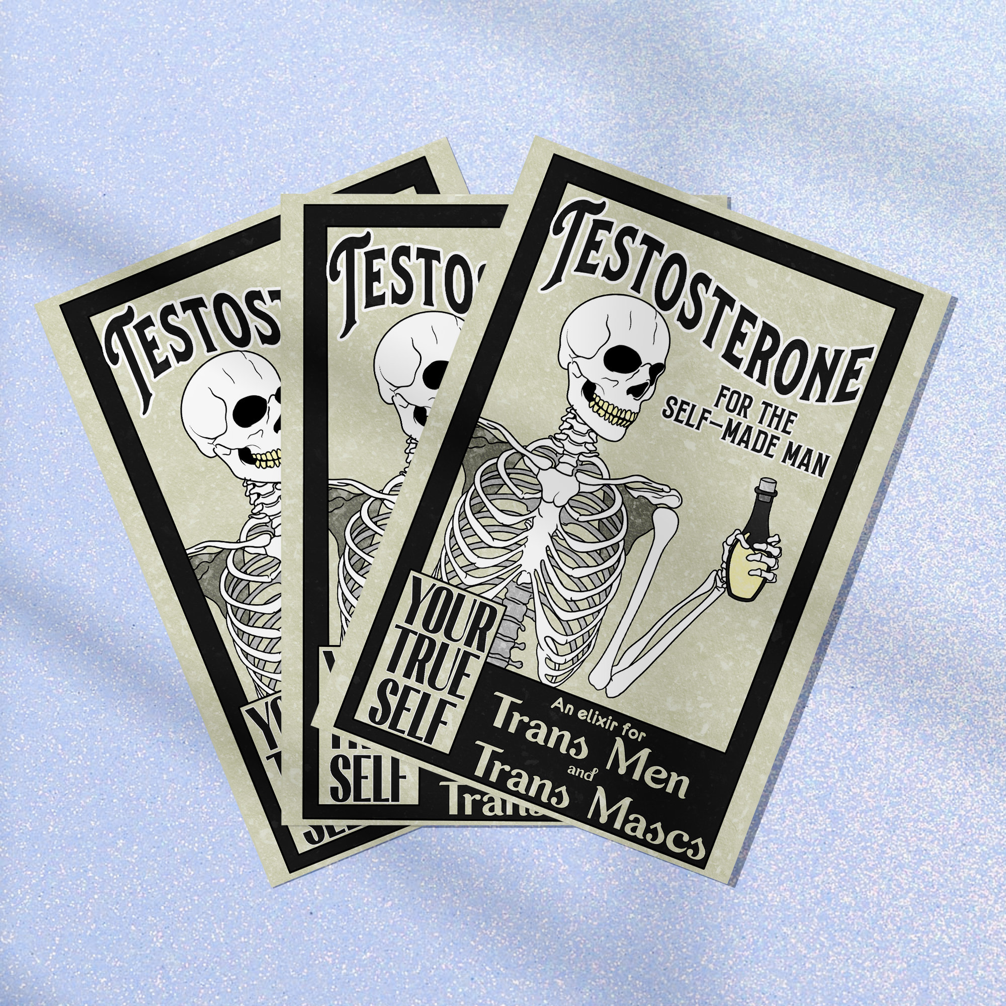 Testosterone Trans Men Art Print - Etsy