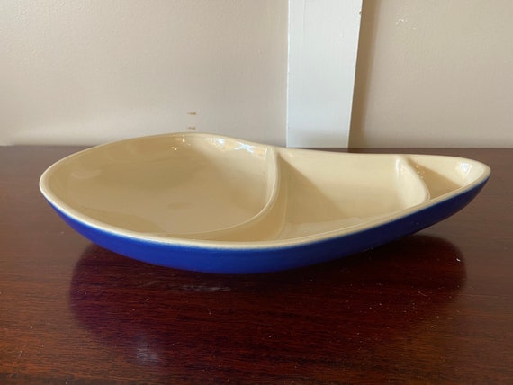 Vintage Appolia Ceramic Cobalt Blue Crudités Tray - Etsy