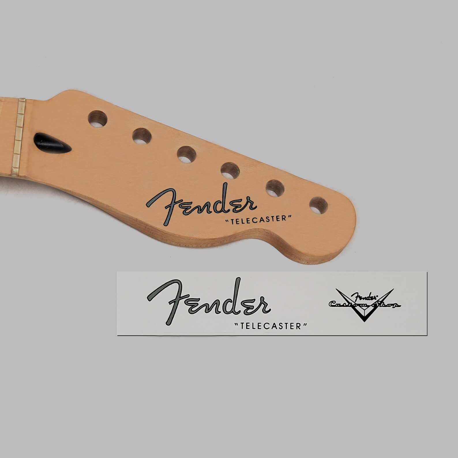 Fender Tele Spaghetti Style Waterslide Decals for Headstock W/ Custom ...