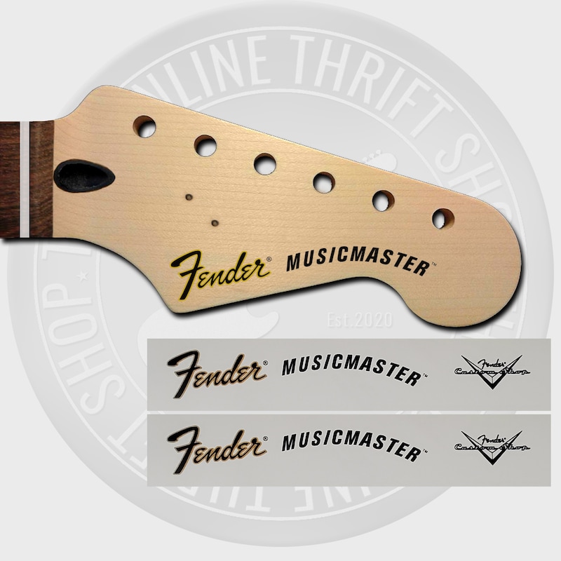 Fender Headstock Decal - Etsy