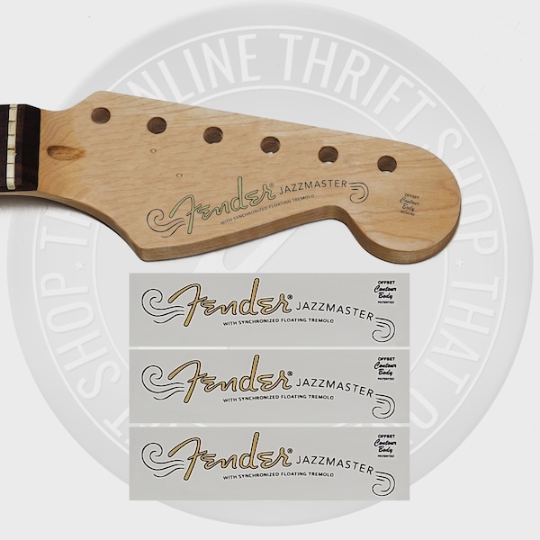 Fender Guitar Decal - Etsy