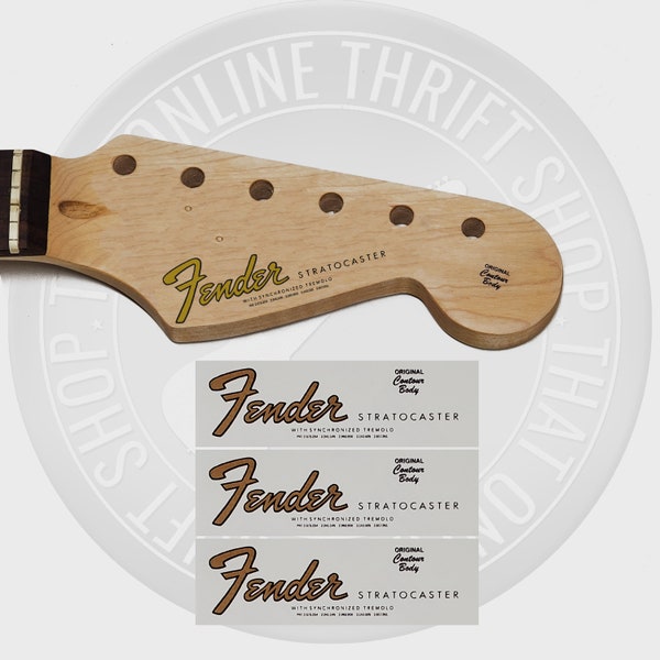 Fender Guitar Decal - Etsy