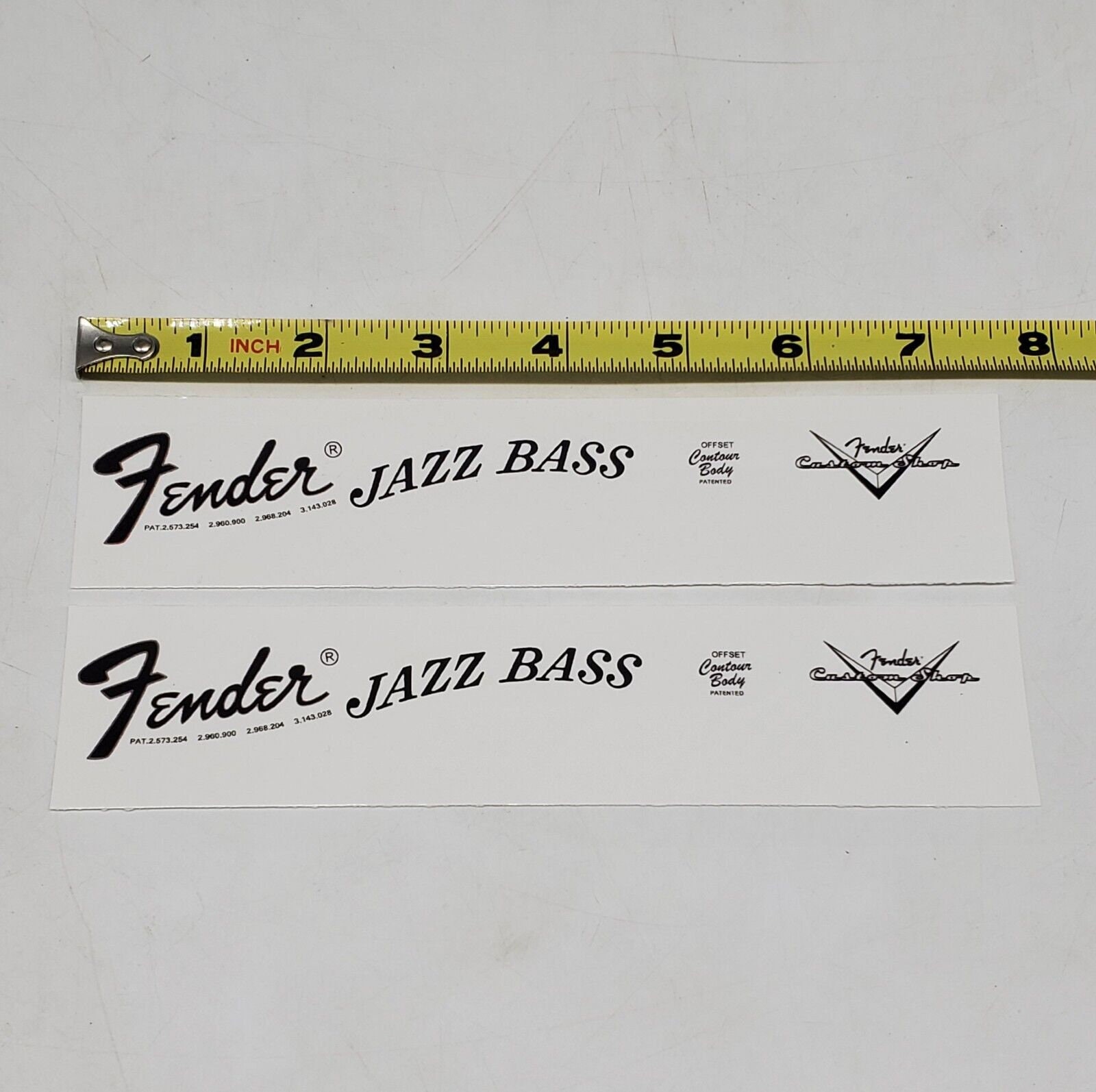Fender Jazz Bass Waterslide Decals for Guitar Headstock (set of 2) - Etsy