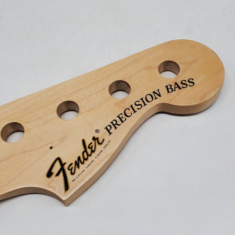 Fender Precision Bass Waterslide Decals for Guitar Headstock (set of 2 ...
