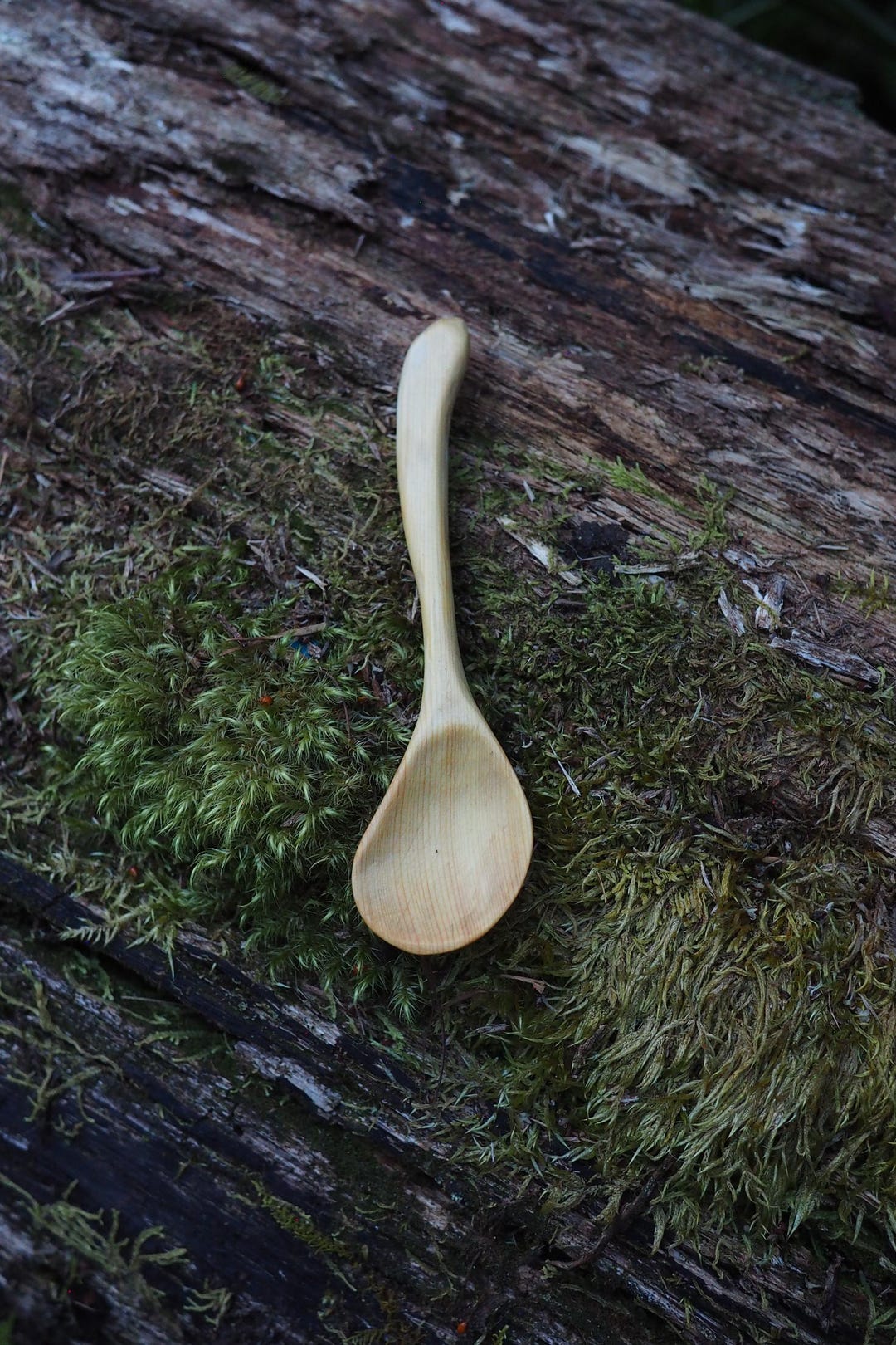 Hand Carved Wooden Spoon, Tasmanian Huon Pine Wood Timber Organic ...
