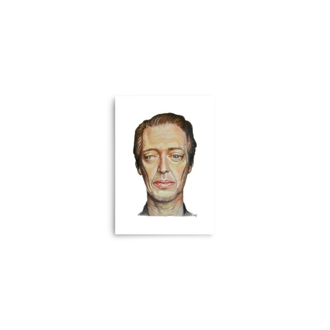 STEVE BUSCEMI PRINT, 5x7, Pop Culture Art, Poster, Print, Low Brow ...