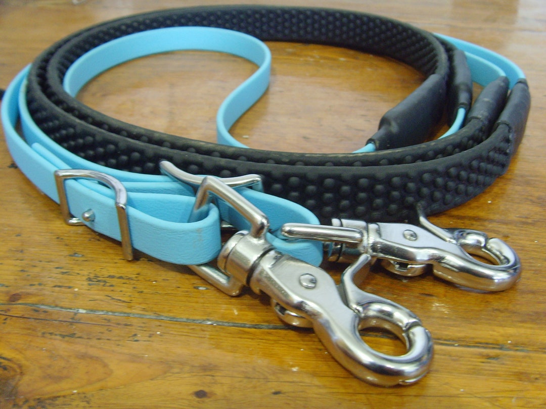 Perfeq, Supergrip, Rubber, Pimpled Grip Reins in Matt Sky/baby Blue - Etsy