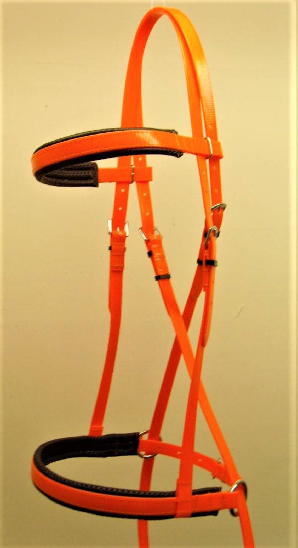 Synthetic, Biothane, Bitless, Cross Under Bitless Bridle - Etsy