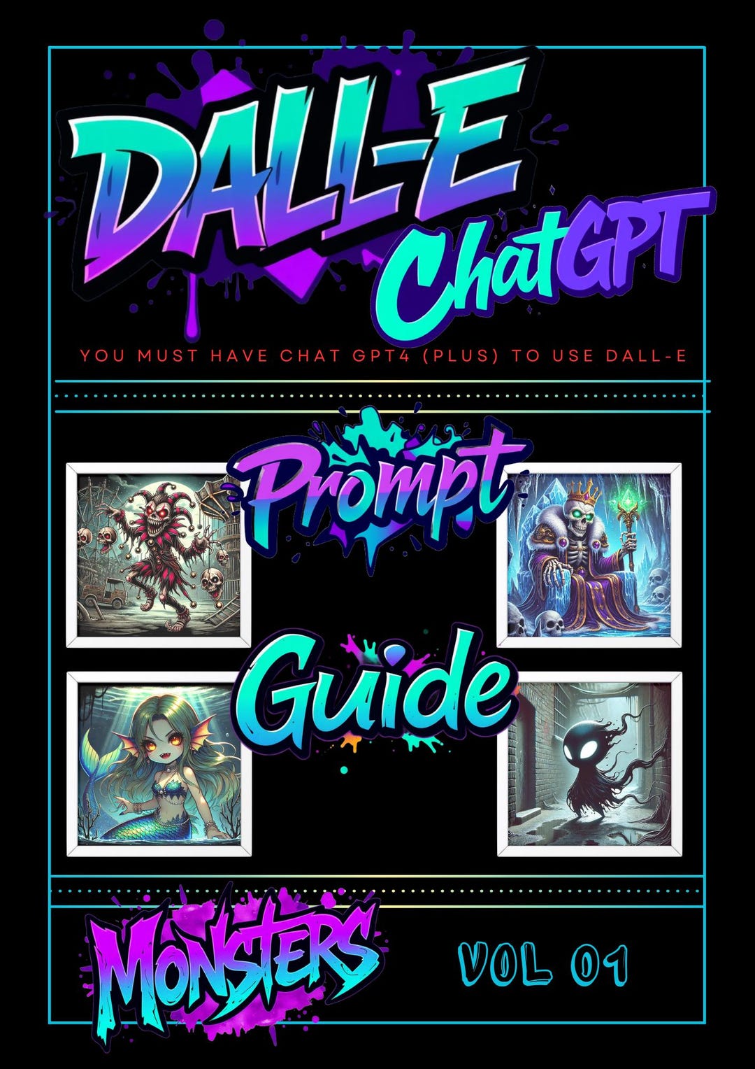 Monstrous AI Art Prompt Guide: Chilling & Cute Monster Designs Vol 01 ...