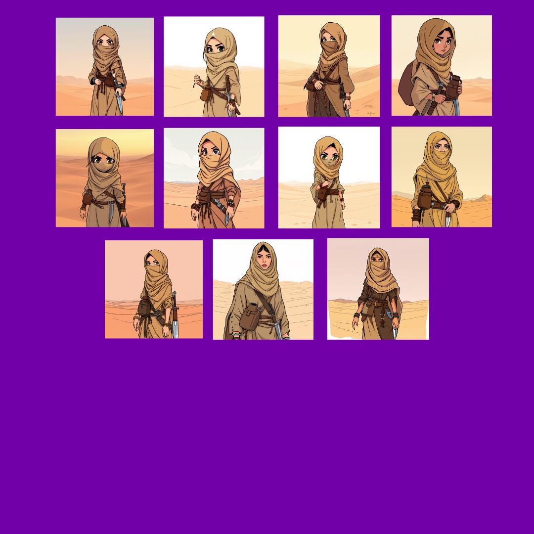 Chibi Punjab Desert Warrior Clip Art 17 Adventure PNG Images, Cute ...