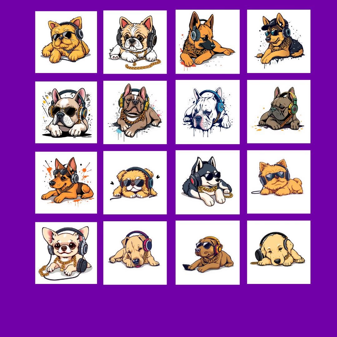 Chillin Dog Clip Art 52 Cool Dog PNG Images With Transparent Background ...