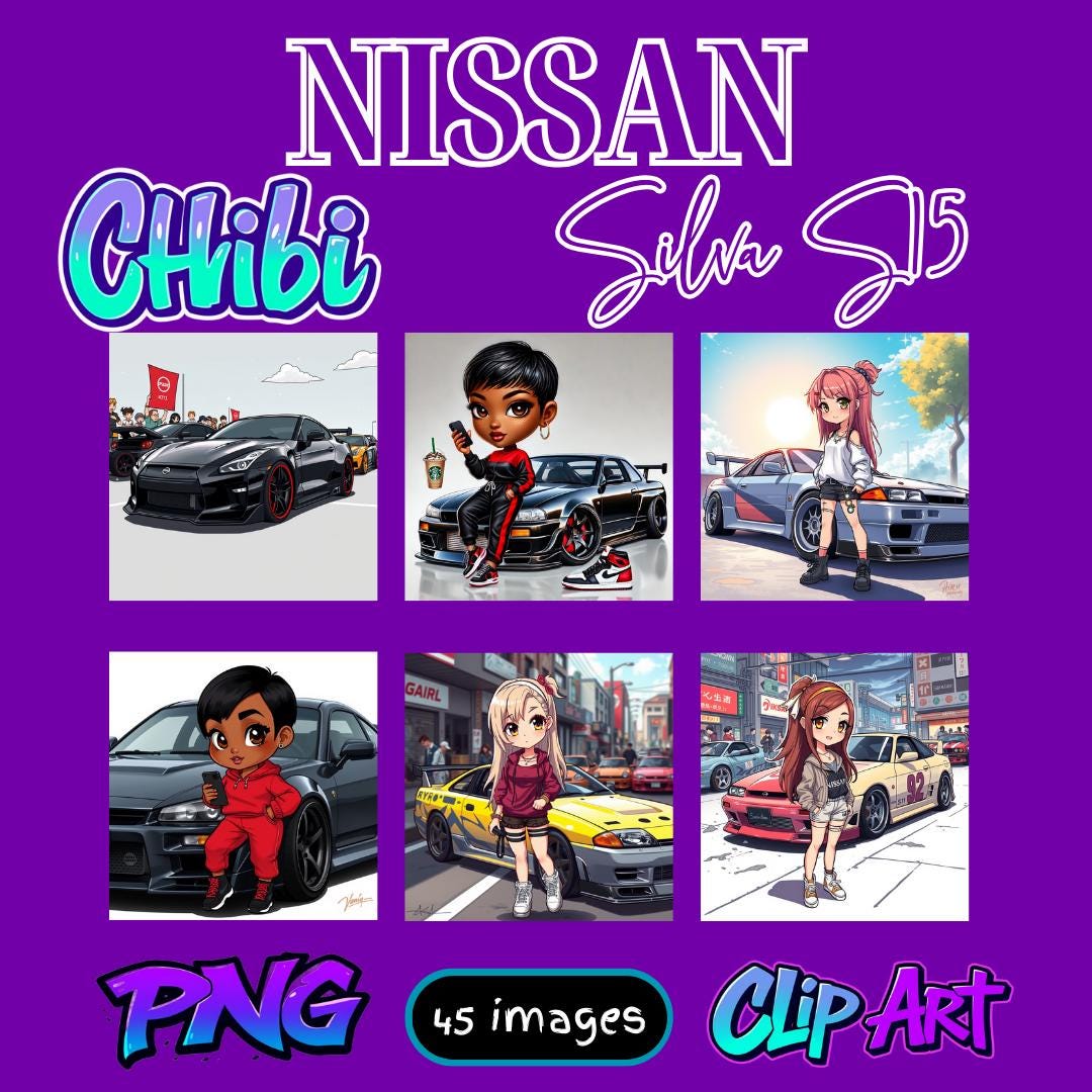 Chibi Nissan Silvia S15 Clipart 45 Pngs Cool Car Enthusiast ...
