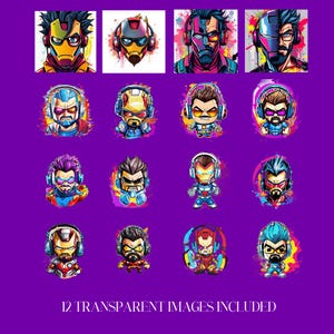 Isometric Chibi Man Clipart Bundle 28 High-quality Pngs, Vibrant ...