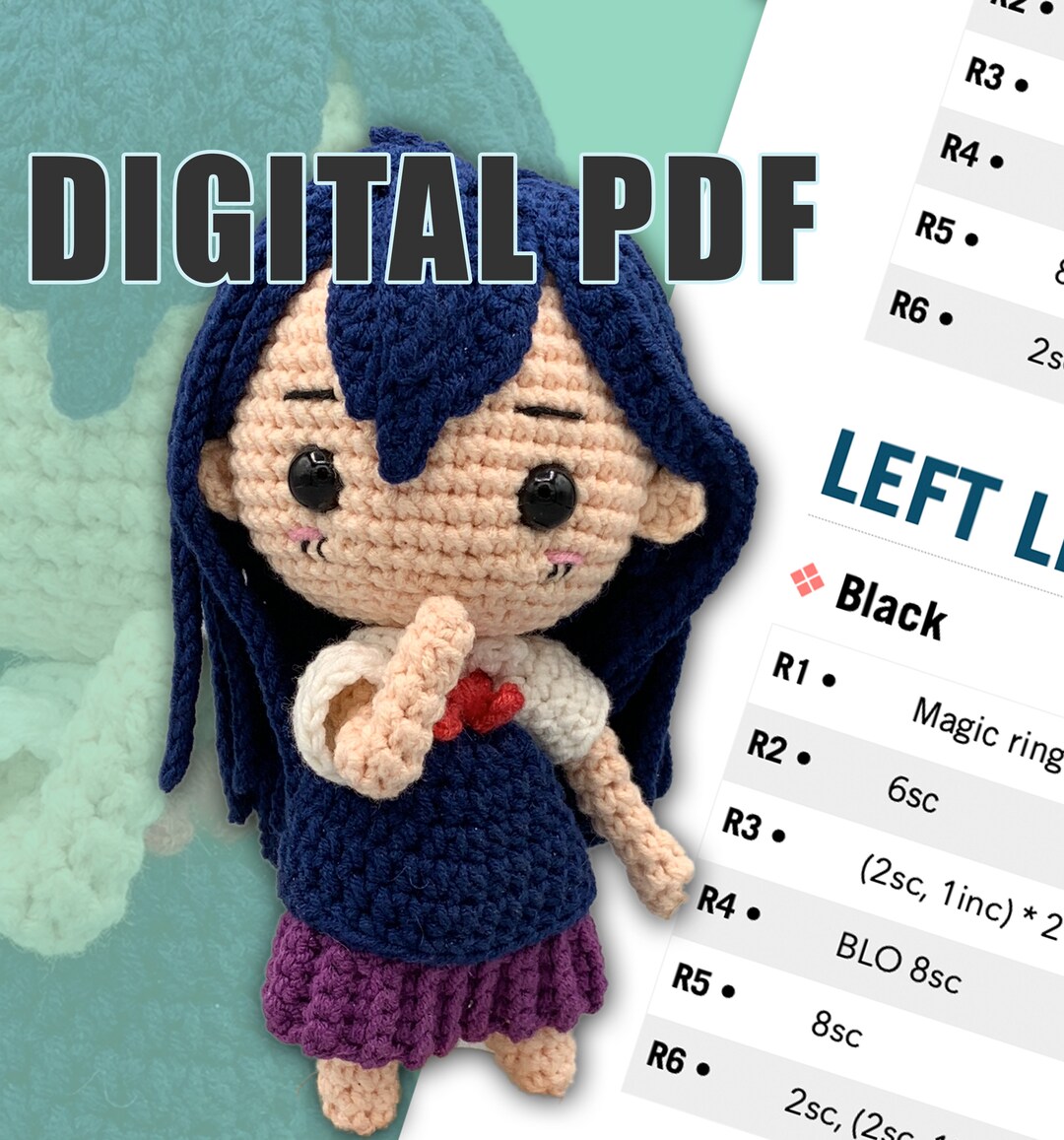 Mari (omori) Amigurumi PATTERN ONLY! - Etsy