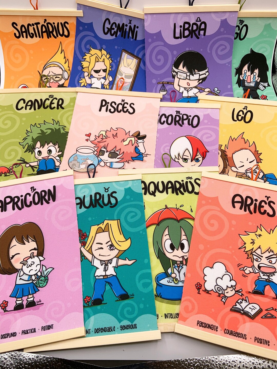 Hero Zodiac Tapestry Poster - Etsy