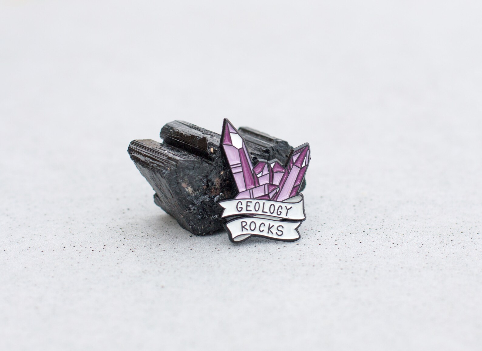 Geology Rocks - Soft Enamel Pin, Geologist, Mineral and Crystal Lover ...