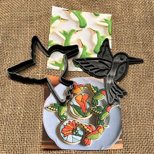 Hummingbird Cookie Cutter With Stamp - Etsy