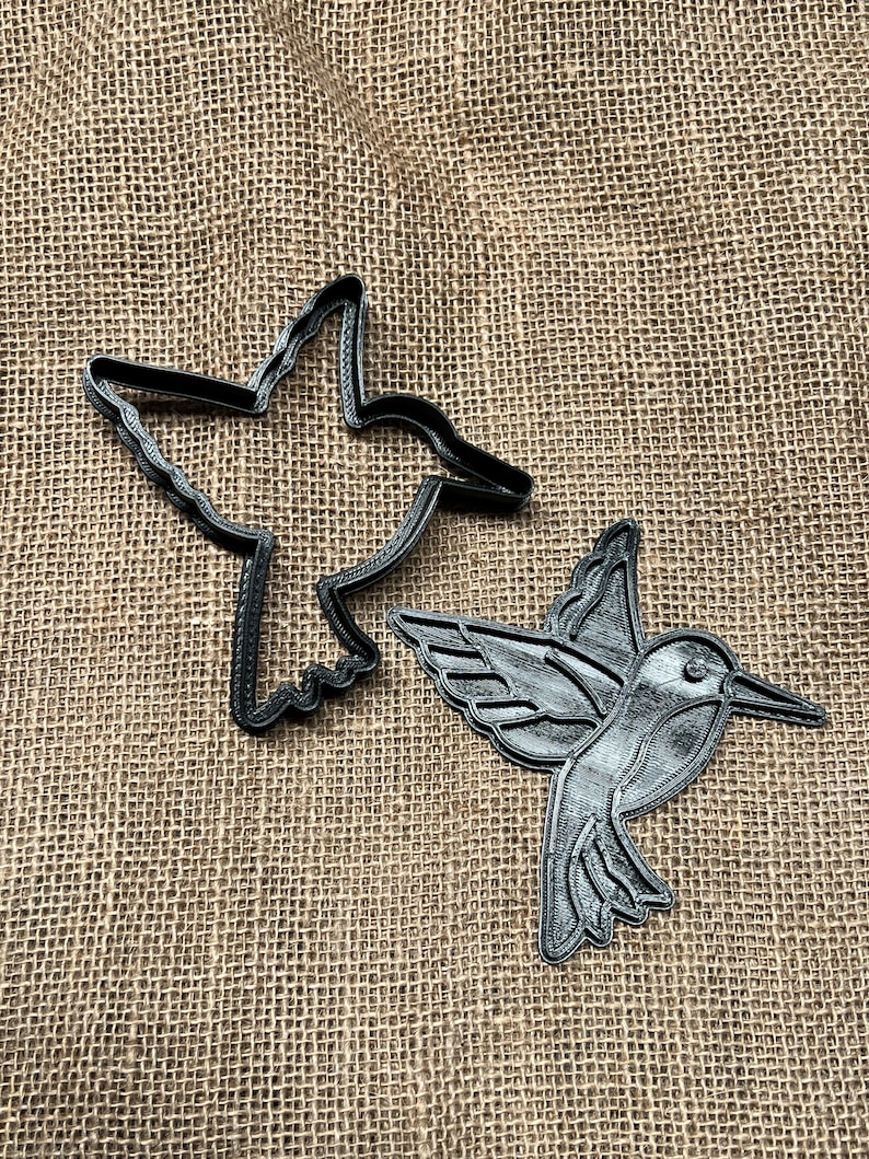 Hummingbird Cookie Cutter With Stamp - Etsy