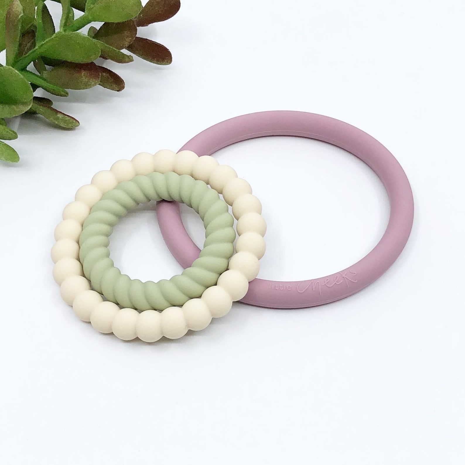 Trio Rings 3 in 1 teething rings silicone teething toy | Etsy