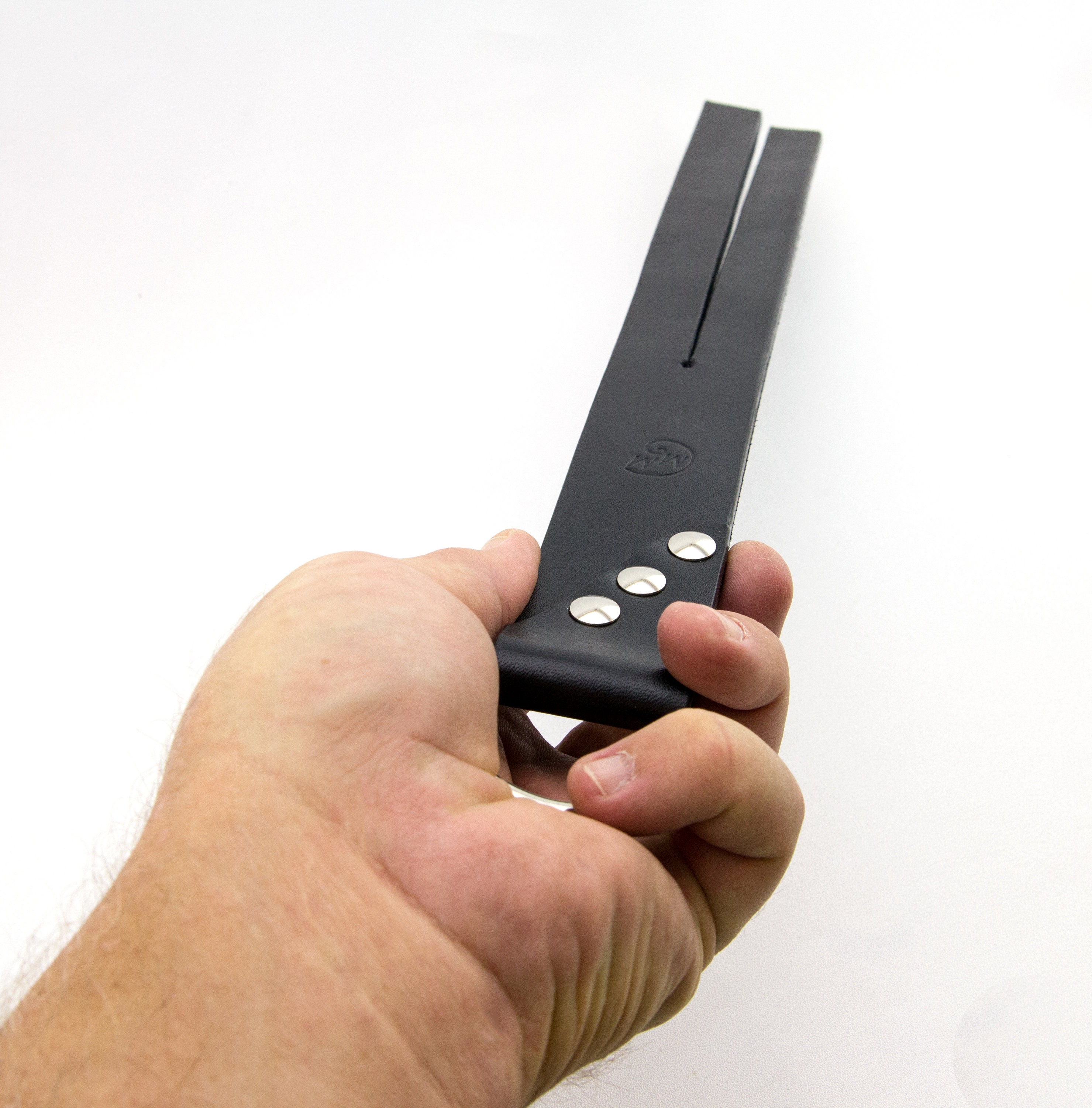 Offset Leather Tawse Short pocket tawse leather spanking | Etsy