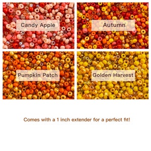 Autumn/fall Collection Seed Bead Bracelets - Etsy