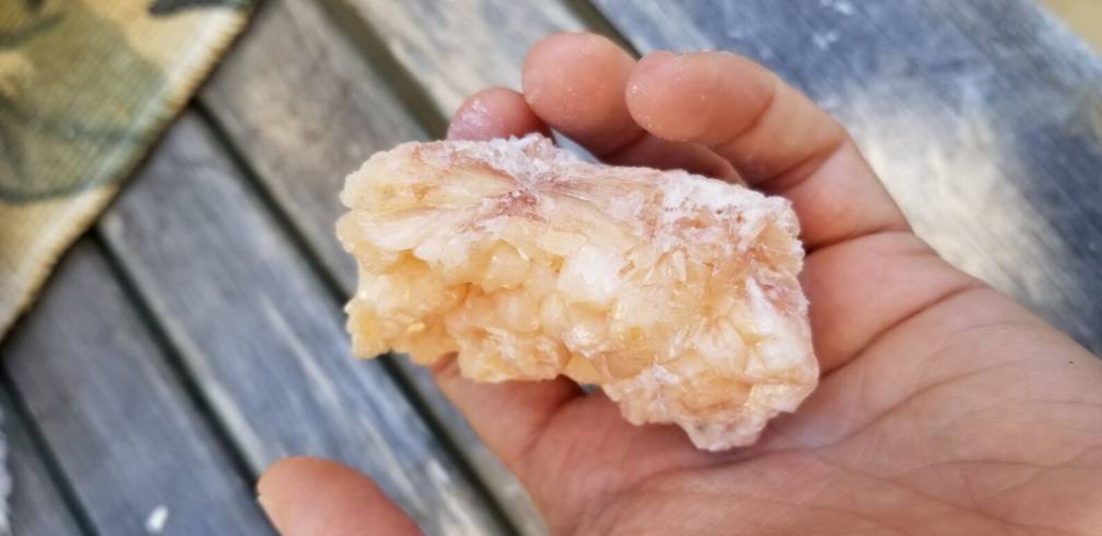 Natural Stilbite Crystal Cluster Specimen From India - Etsy