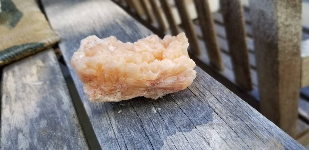 Natural Stilbite Crystal Cluster Specimen From India - Etsy