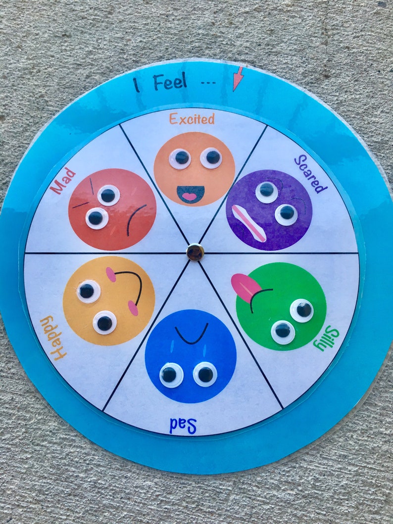 Emotion and Feelings Wheel DIGITAL FILE Emotion Identification ...