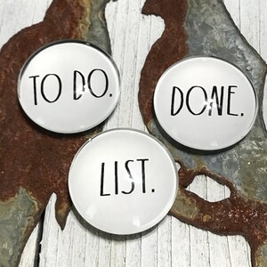 Strong Glass Magnets, Inspirational Magnets, Simple Word Quote Fridge ...