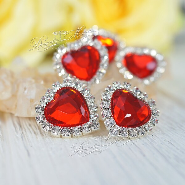 Rhinestone Button - Etsy