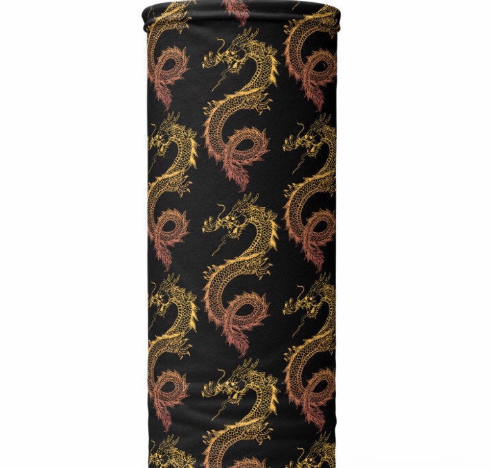 Chinese Dragon Face Mask Dragon Biker Ski Gaiter Face Mask | Etsy