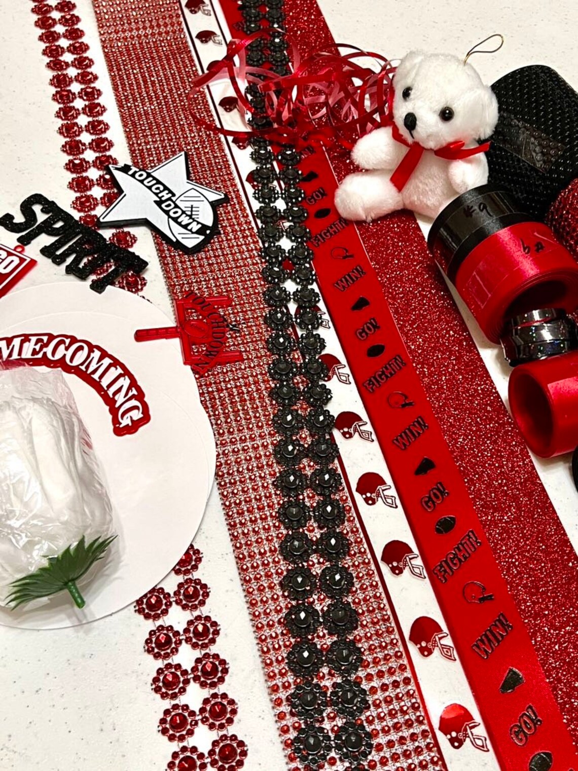 Single Homecoming Garter CLASSIC DIY Kit Single Homecoming - Etsy