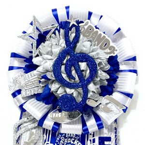 Single BAND MUSIC Homecoming Garter, Personalized High School Band ...