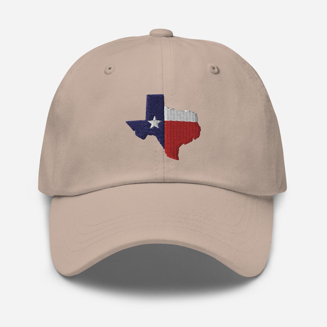 TEXAS STATE FLAG Baseball Cap, Flag Embroidered Dad Hat, Flag Baseball ...