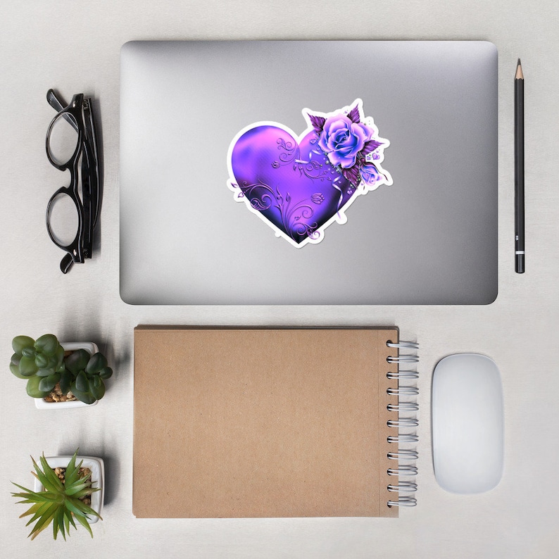 Vintage Heart Laptop Decal Aesthetic Tumbler Notebook - Etsy