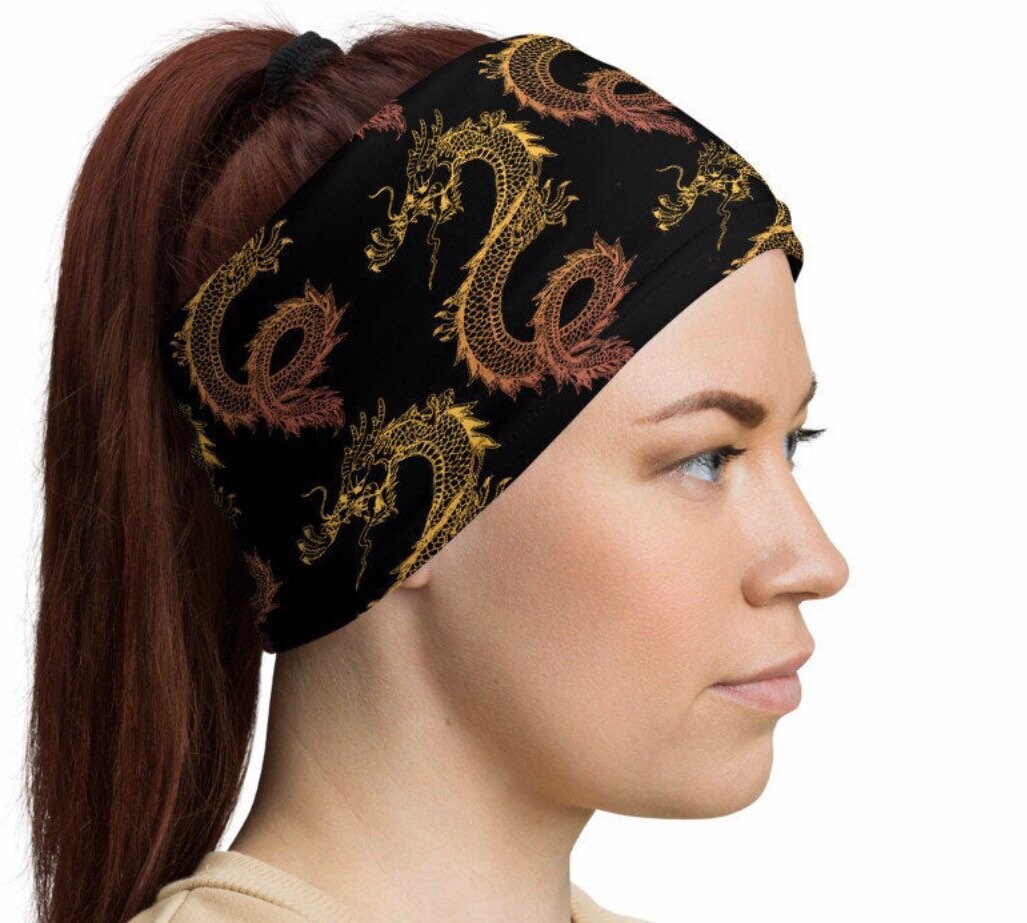 Chinese Dragon Face Mask Dragon Biker Ski Gaiter Face Mask | Etsy